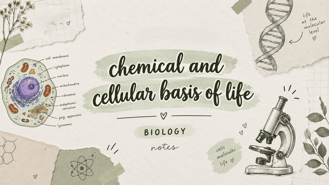 ජීවයේ රසායනික හා සෛලීය පදනම — Chemical and cellular basis of life | A/L ...